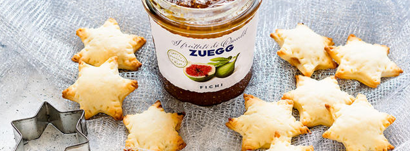 Ricetta Stelline di Brisè con Pecorino e Fichi